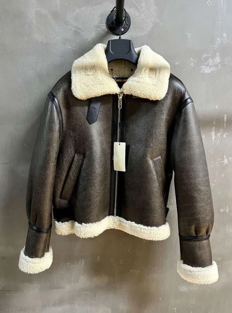 Premium Winter Fur Motorcycle Jacket - Designer Integrated Fur ...