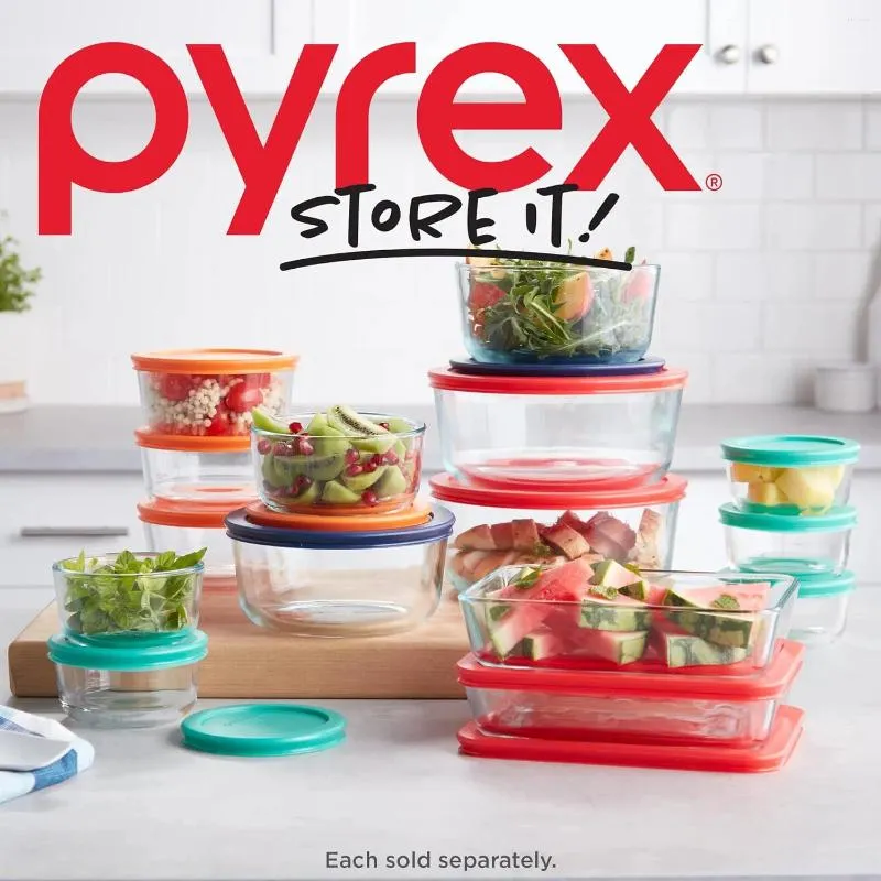 Pyrex Store Large Glass Food Storage Set With Snug Fit Non Toxic Plastic BPA Free Lids Lowes Stand Up Freezer And Dishwasher Take Out Containers From Locasaa 30.21 DHgate.Com