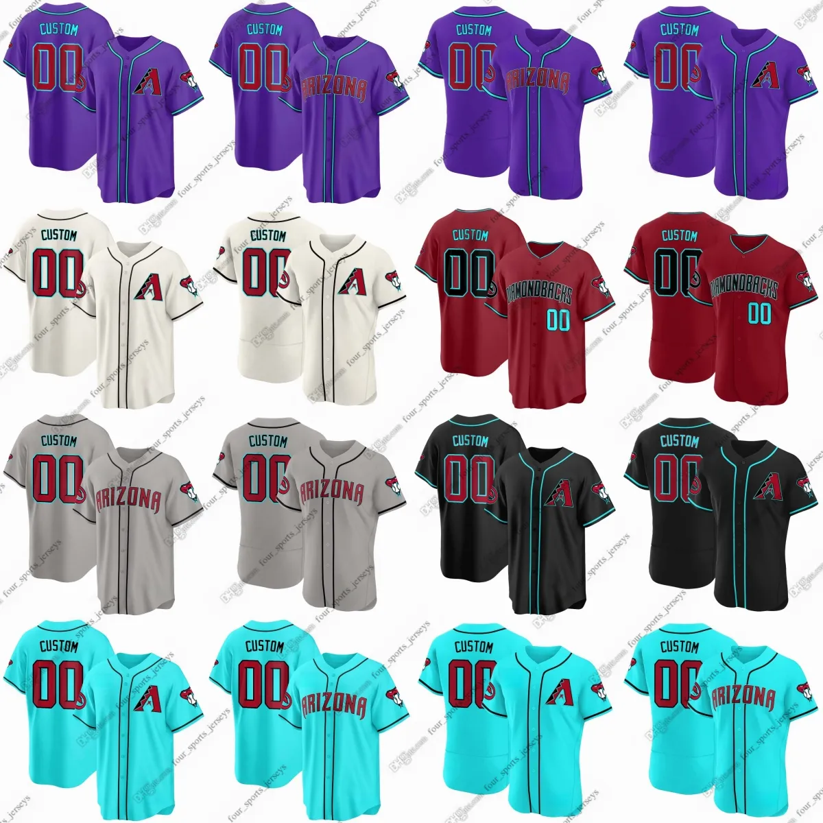 Cool Base Custom Baseball Jerseys Personalized... From Four_sports ...