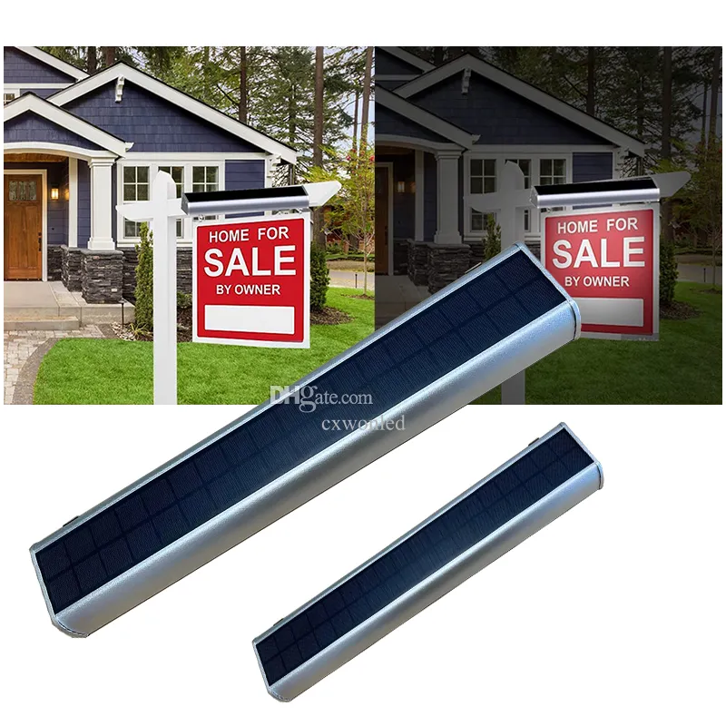 Solar Billboard Lights: 30/60cm Aluminum, Motion Sensor, 4 Modes ...