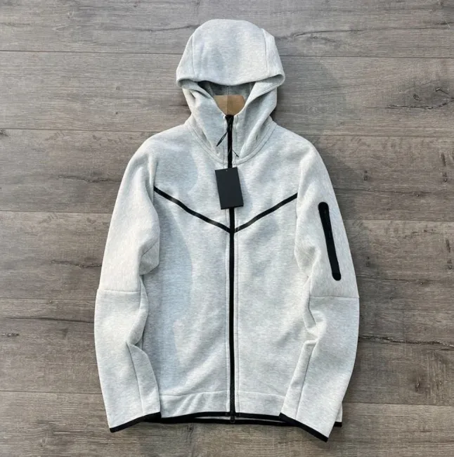 Embroidered Designer Tech Fleece Tracksuit Set For Men And Women Zipper ...