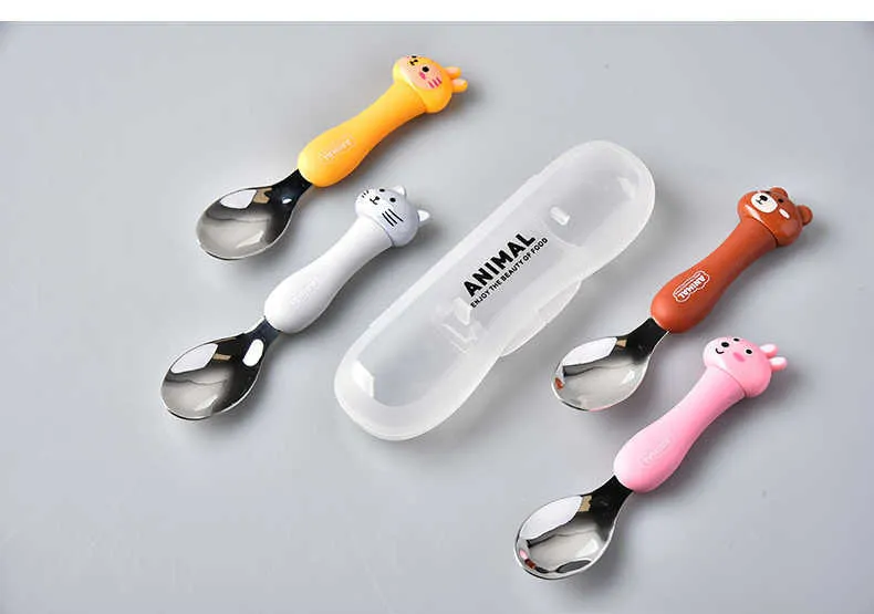 Cartoon Kitchen Utensils: Kids' Cutlery Set With Spoons And Forks ...