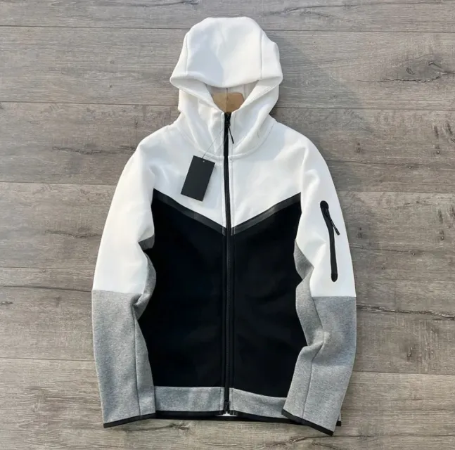 Embroidered Designer Tech Fleece Tracksuit Set For Men And Women Zipper ...