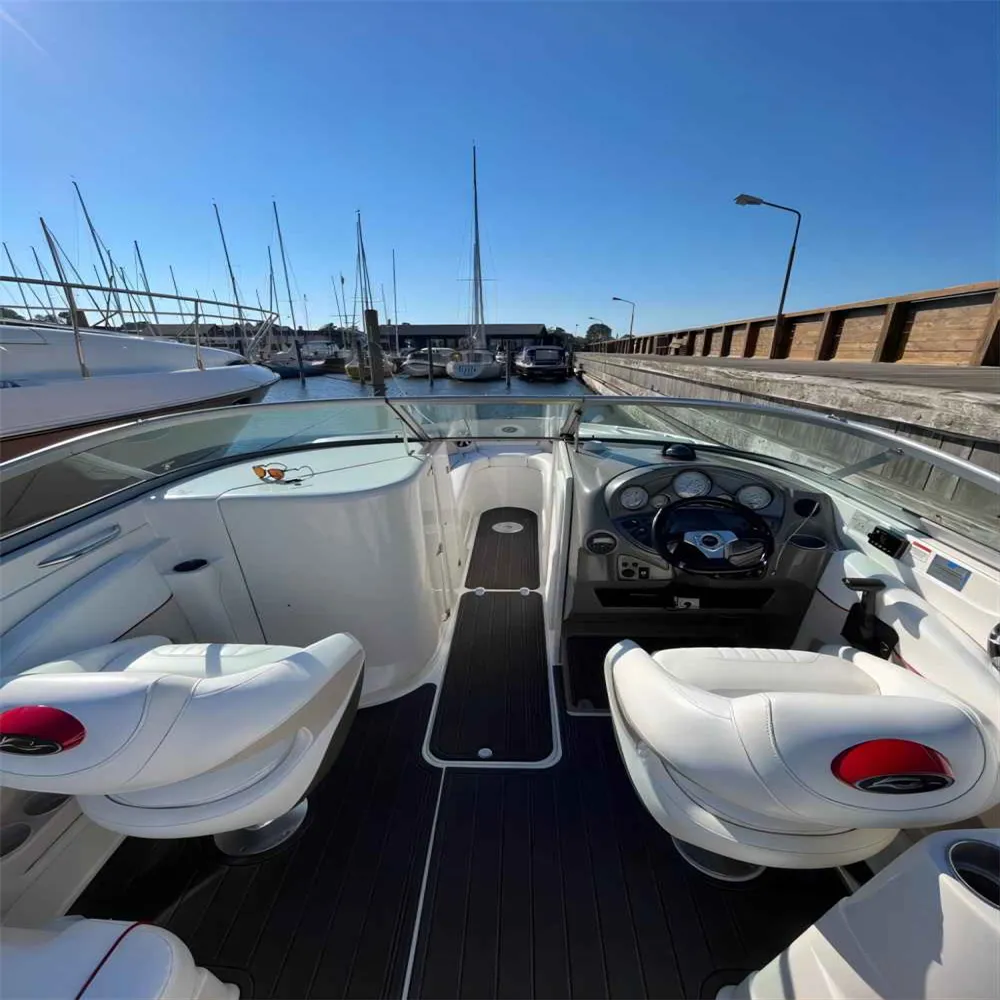 Rinker Captiva 246 Cockpit Bow Pad Legs Boat EVA Foam Faux Teak Deck ...