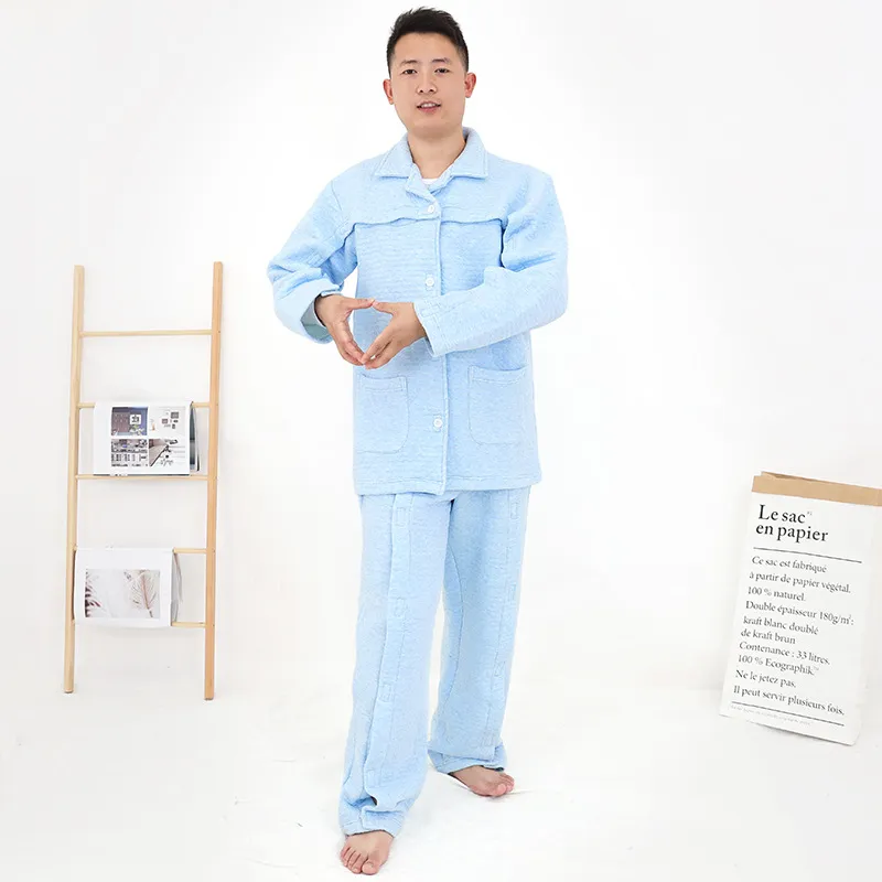 Convenient Hospital Surgical Gown For Long Term Bed Rest Pant Zipper ...