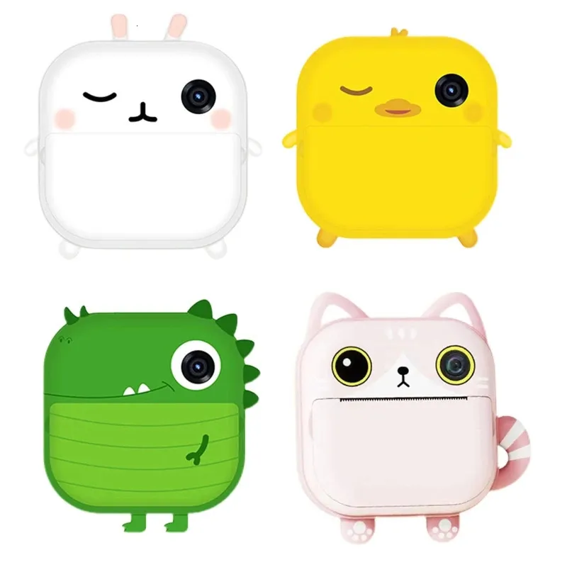 Kids Instant Print Camera - Cute Cartoon Camera for Girls & Boys ...