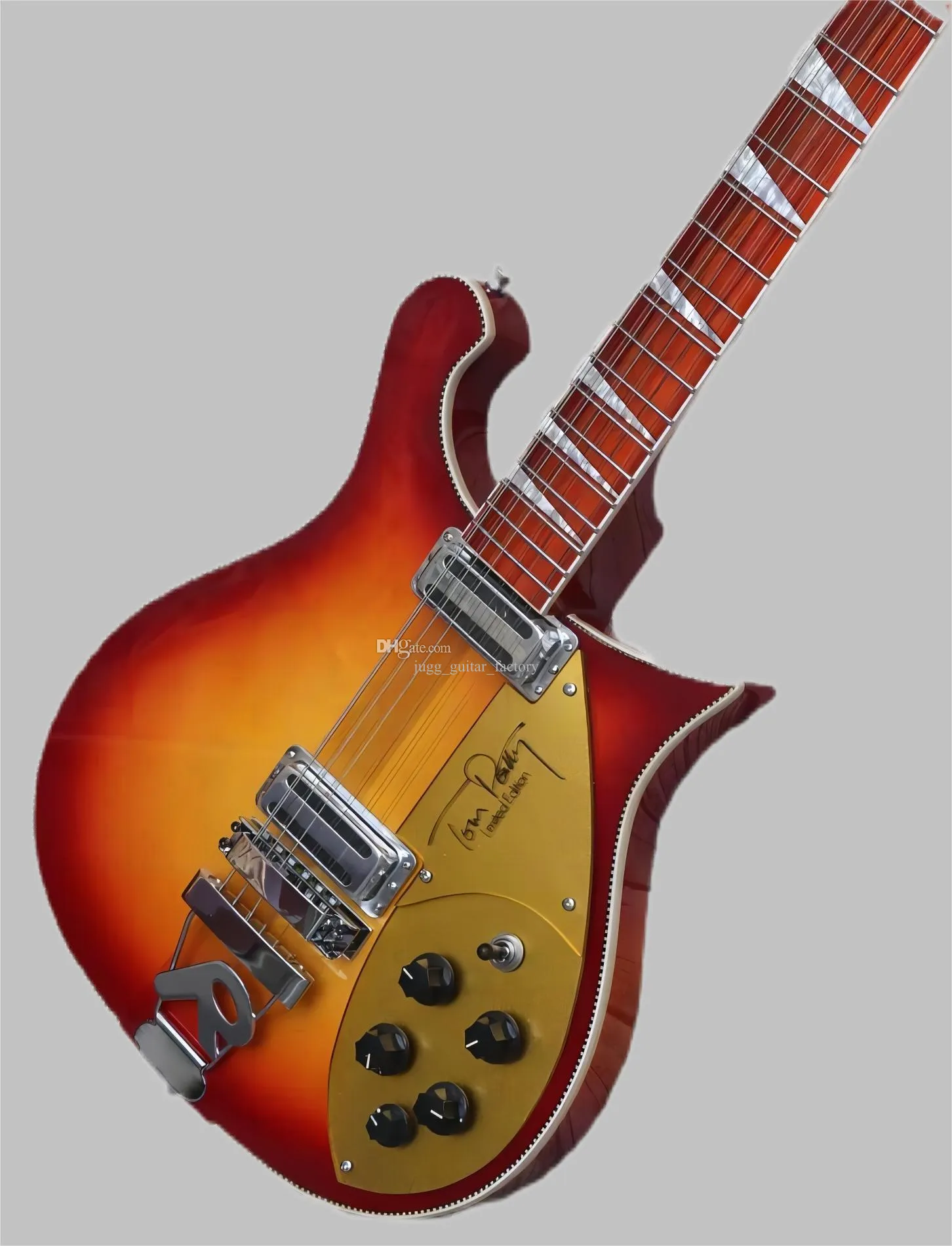 Neck Thru Body 660 12 String Cherry Sunburst Fire Glo Tom Petty Jazz ...