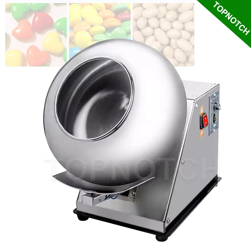 Spherical Commercial Nut Coating Machine For Microwave Popcorn Maker ...