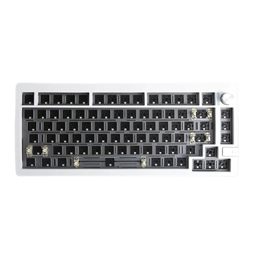 81-Key Mechanical Keyboard - DIY RGB Backlit Gaming Keyboard, Aluminum ...