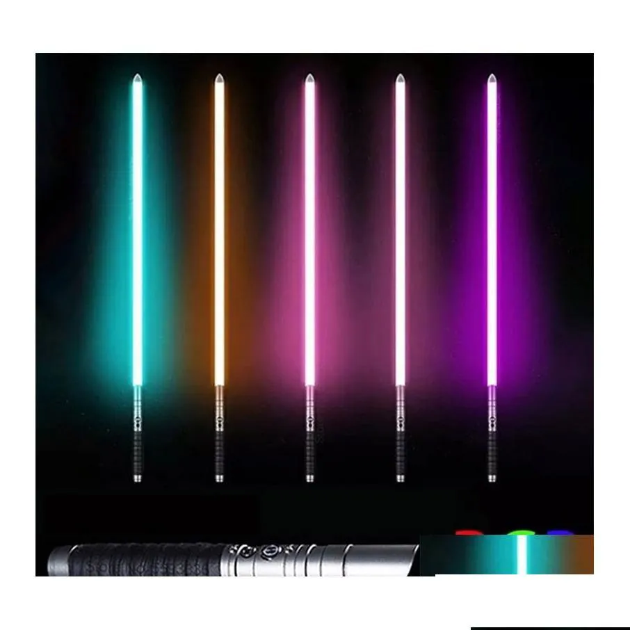 Switchable Double Edged Led Lightsaber Wall Light With Metal Handle And ...