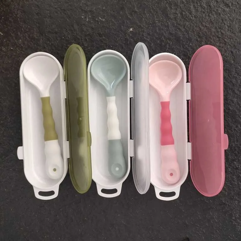 Cups Dishes Utensils Safe Baby Silicone Children Auxiliary Food Toddler ...