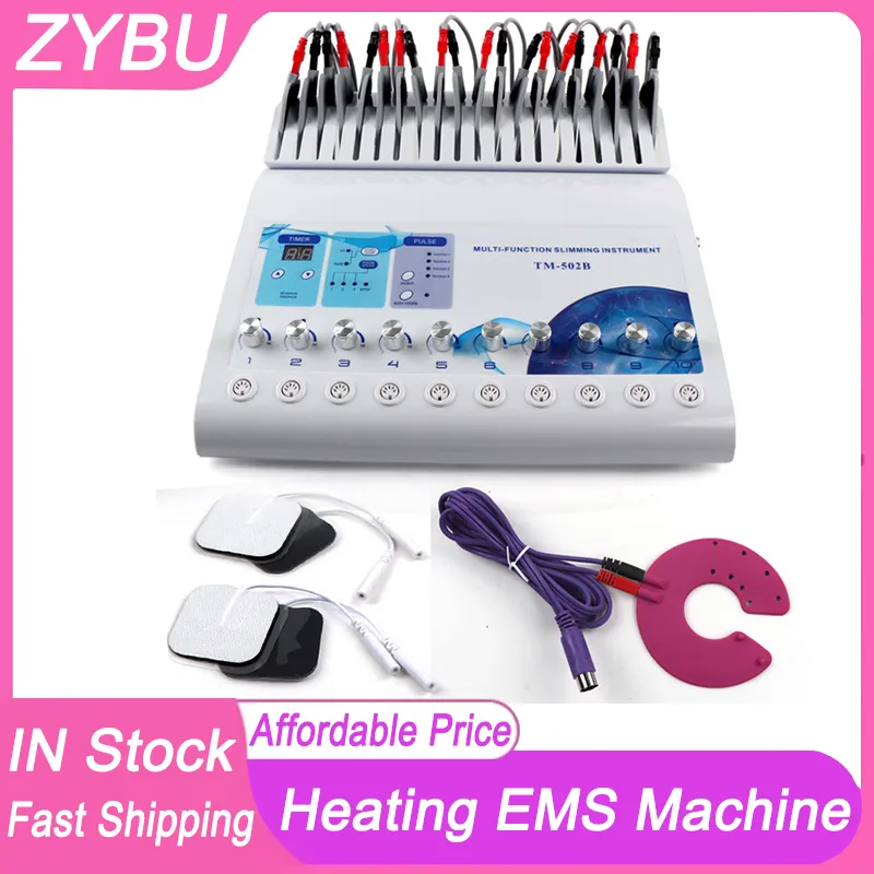 EMS Muscle Stimulator Machine Body Sculpting Device With Infrared Heat ...