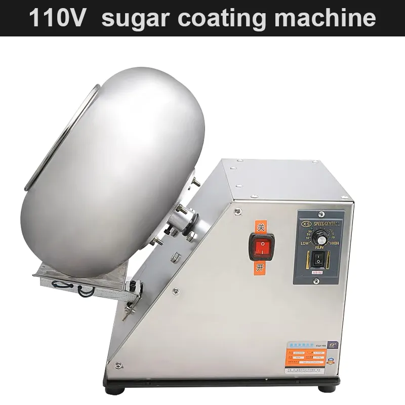 Electric Commercial Candy Industrial Powder Coater With Automatic ...