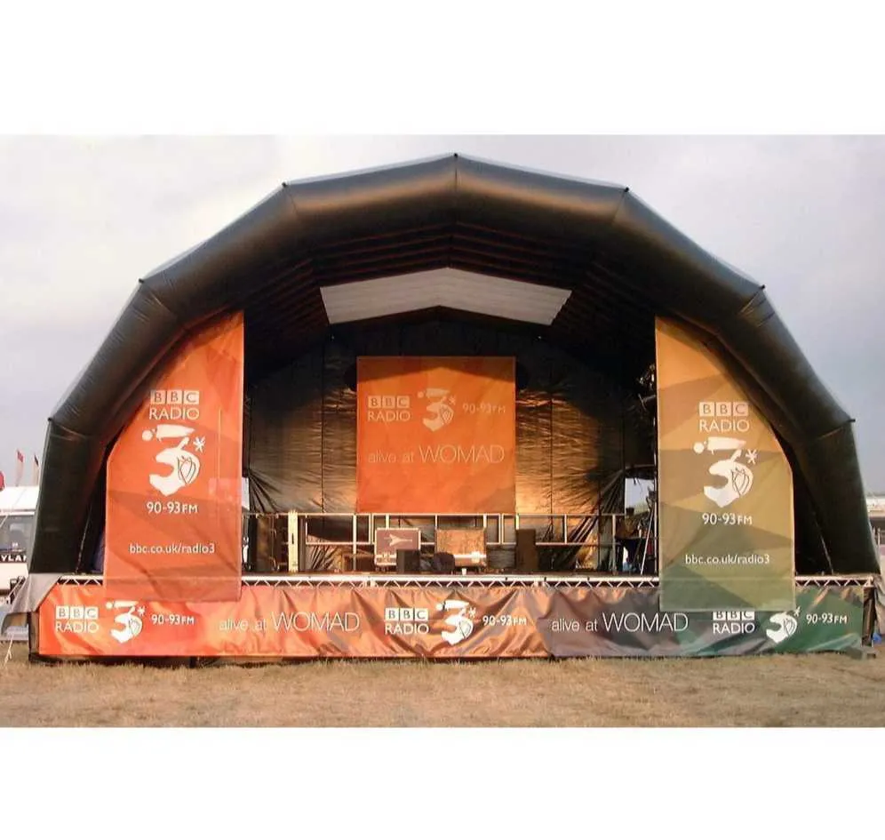 DHgate.com:White Inflatable Stage Tent for Outdoor Music Concerts and ...