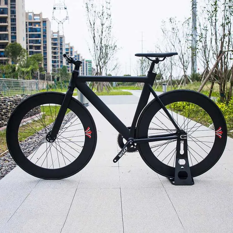 700c Fixed Gear Bike: Lightweight Aluminum Alloy Frame, Single Speed ...