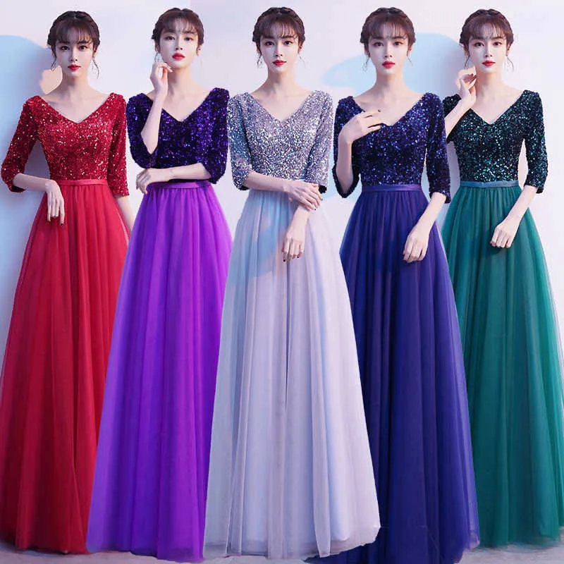 Elegant Sequin Performance Dress - Long Stage Gowns for Women, Slim Fit Choir & Party Dresses ...