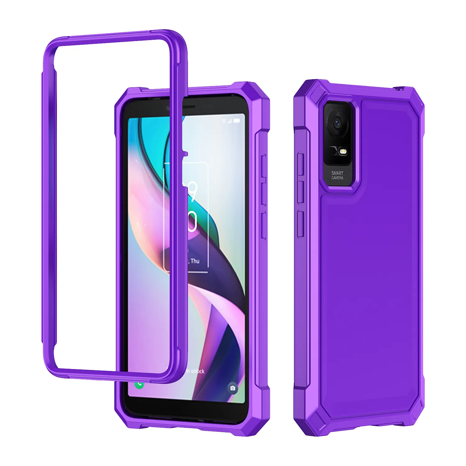 2 In 1 Flat Water Proof Cellphone Case Cover ForC300 One Pus N30 TCL ...