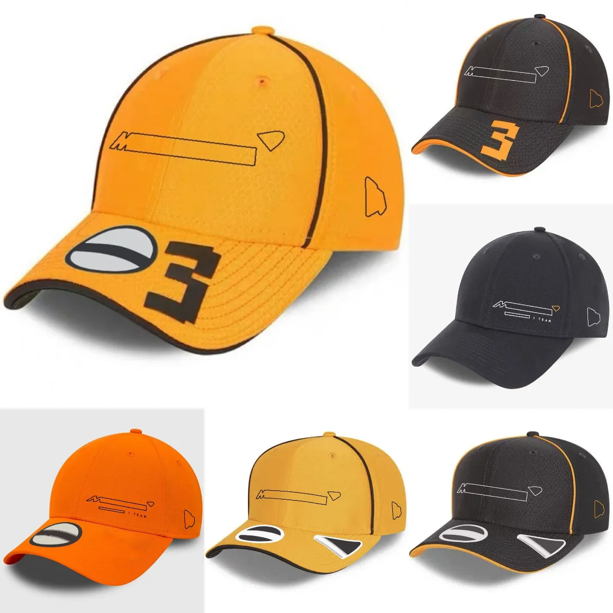 F1 Driver Racing Cap Mens Formula 1 Baseball Hat With Curved Brim ...