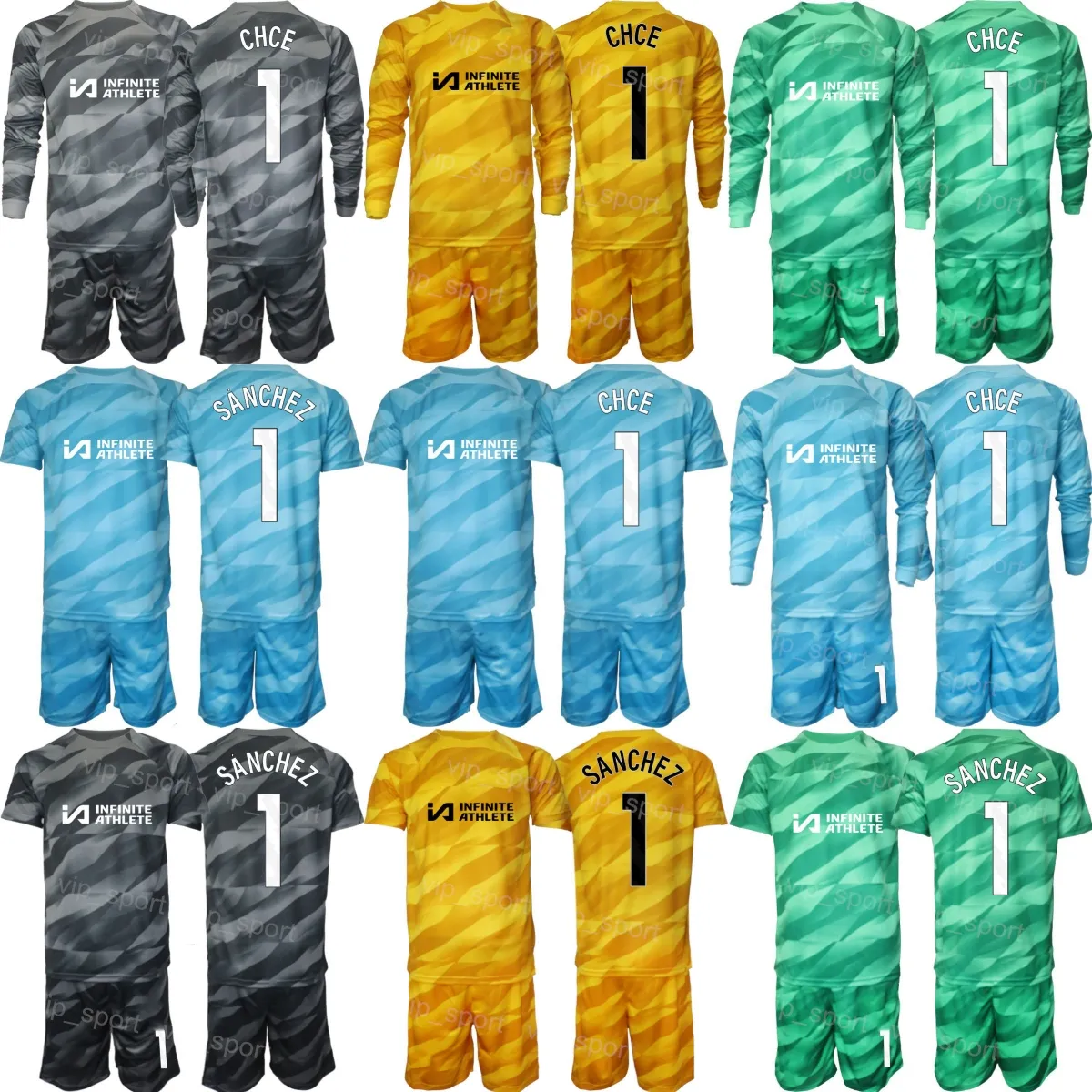 Youth & Mens Goalkeeper Soccer Jerseys Long Sleeve, Quick Dry Fabric ...