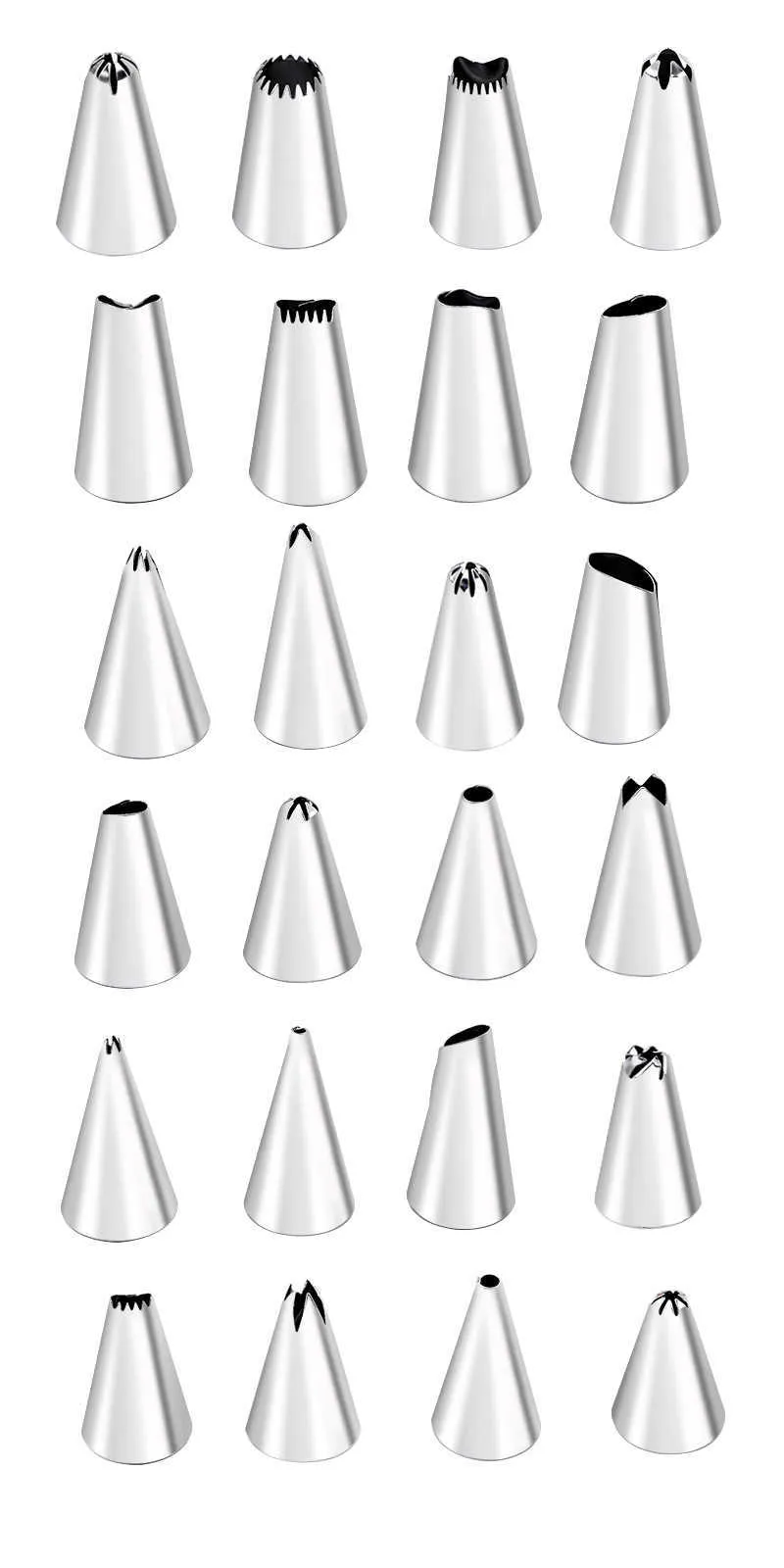 2024 Cream Nozzles Tips Set | Icing Piping Pastry Bag Tips | Kitchen ...