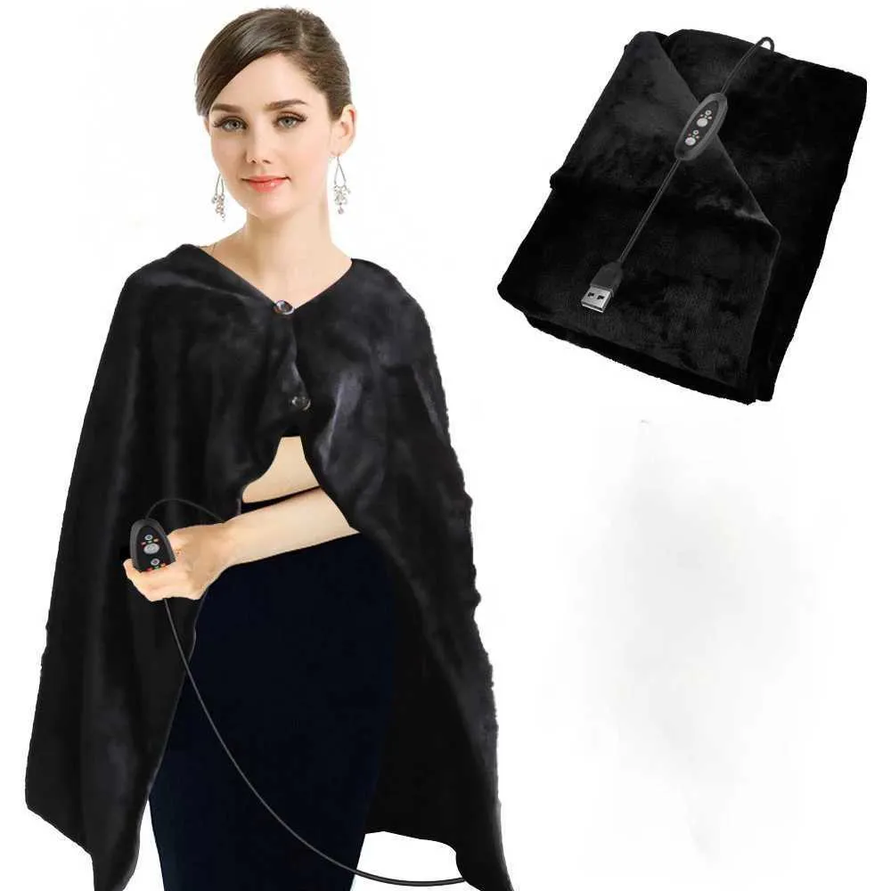 DHgate.com:Coral Velvet Electric Blanket with USB Plug, Warm Shawl ...