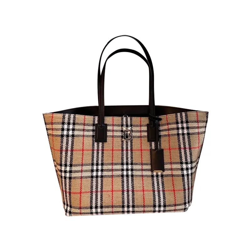 Luxury Small London Designer Tote Bag With Classic Features And Leather ...