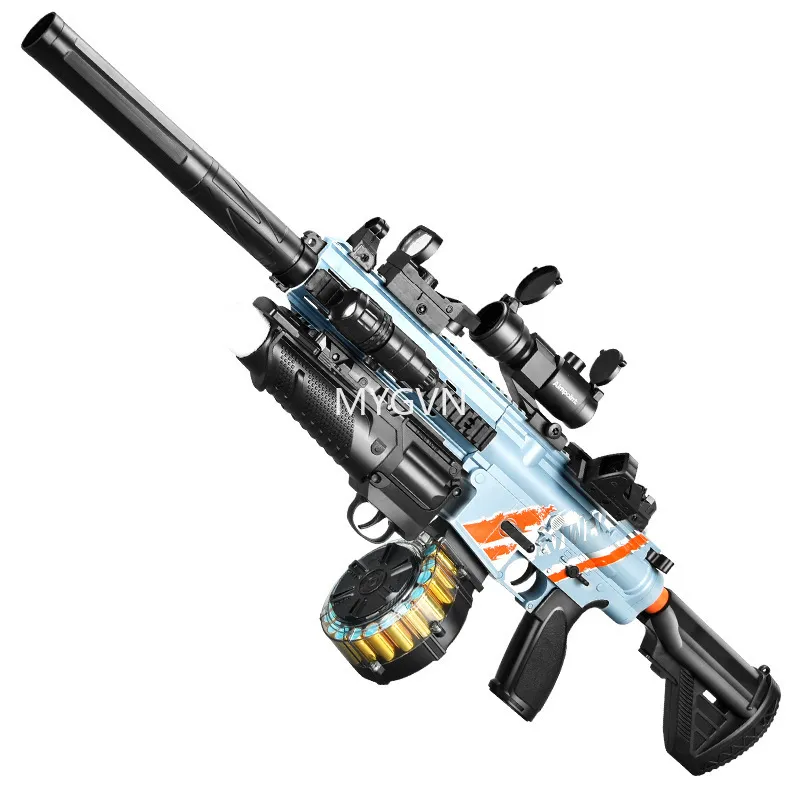 DHgate.com:M416 Soft Bullet Electric Manual Dual Mode Rifle Continuous ...