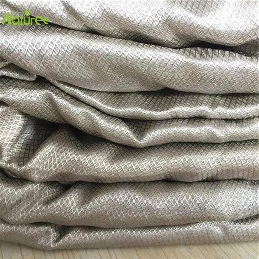 50cmX145cm Anti-Radiation Shielding Fabric Silver Fiber Conductive ...