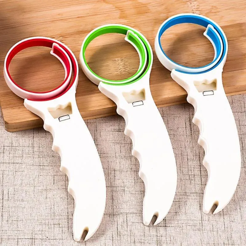 3 In 1 Multifunction Plastic Screw Cap Jar Bottle Wrench Opener Anti ...