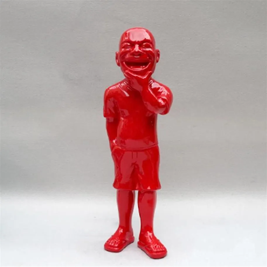 DHgate.com:Modern Abstract Art Sculpture - Creative Yue Minjun Welcome ...
