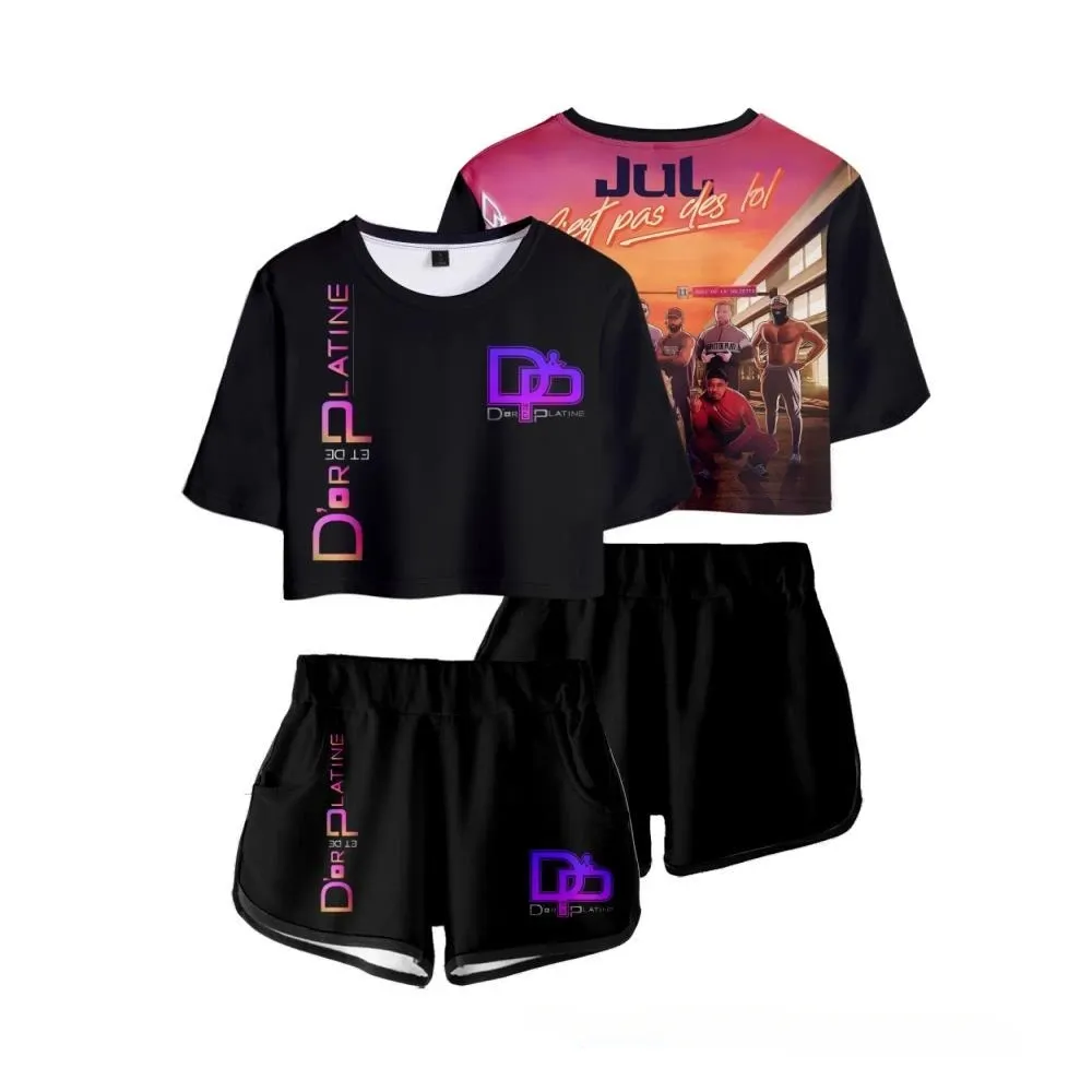 JuL Rapper C'est Pas Des Lol 3D Print Tracksuit Women Two Piece Set ...