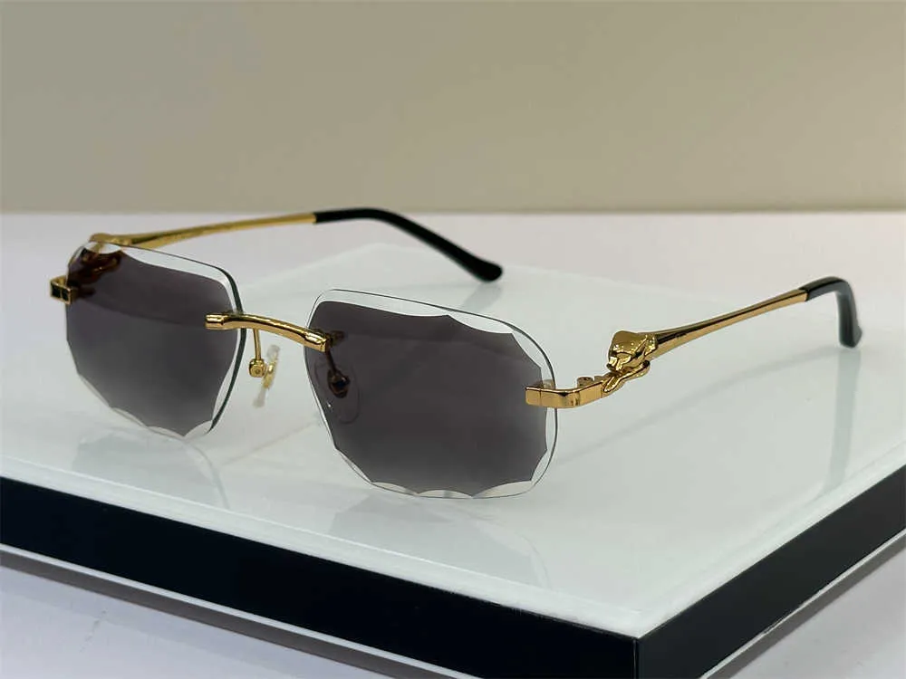 Rimless Sunglasses For Men Photochromic Designer Frameless Glasses ...