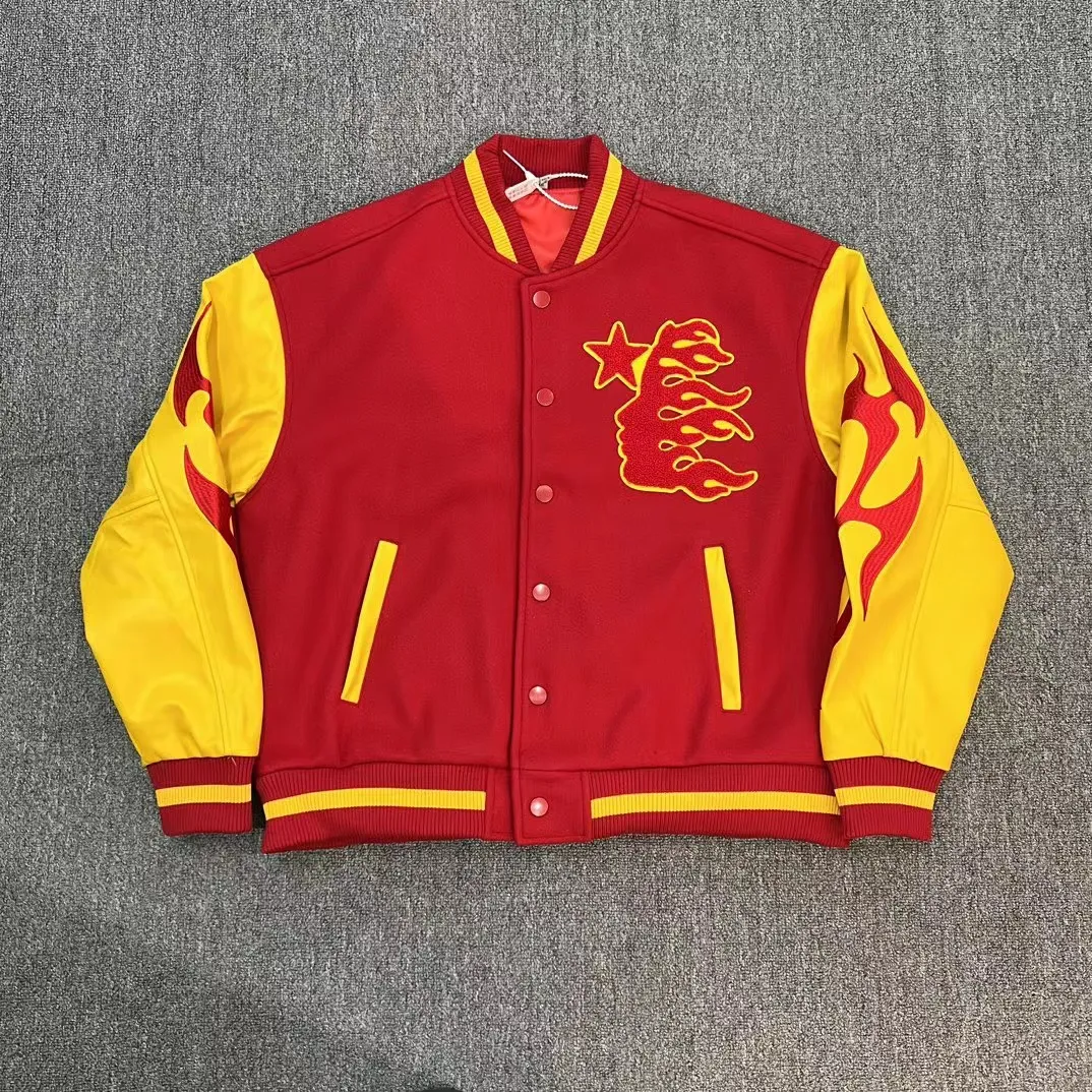 Hellstar Jacket Herrrockar Hellstar Records Werewolf Letterman Jacka ...