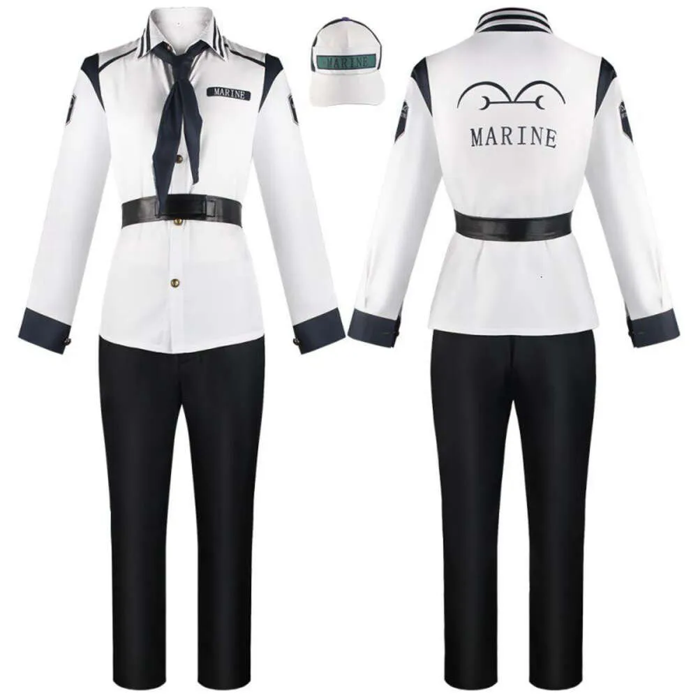 Disfraz De Cosplay De Luffy Traje De Uniforme De La Marina, Disfraz De ...