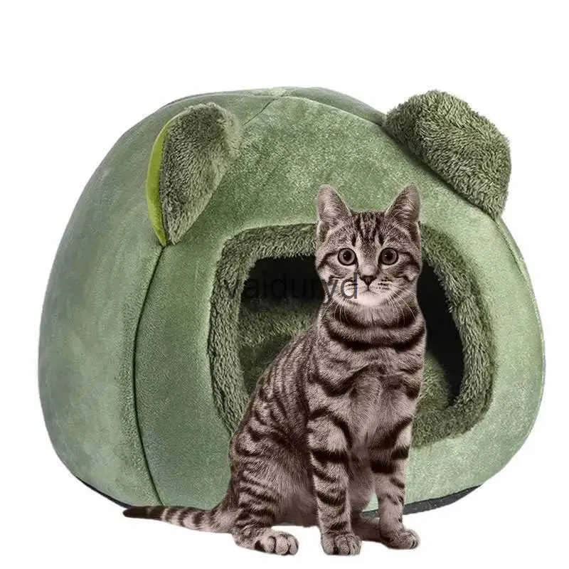 DHgate.com:Soft Plush Panda Cat Bed with Non-Slip Bottom for Small Dogs ...