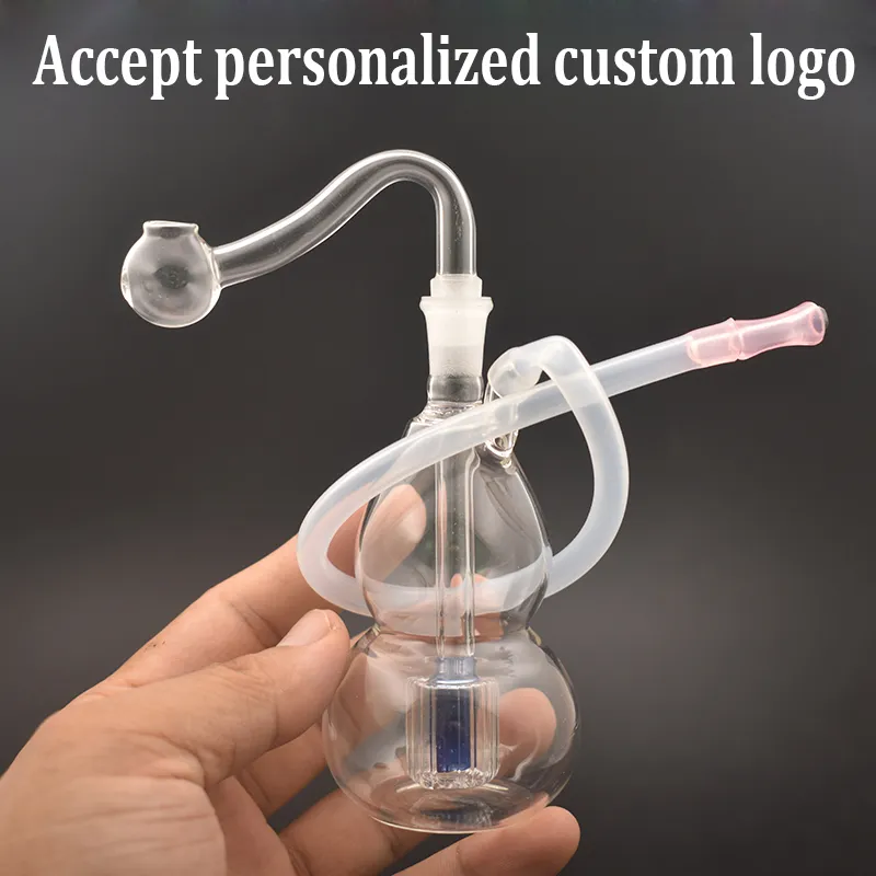 Small Glass Oil Burner Water Bong Inline Matrix Perc, Pyrex Dab Rig ...