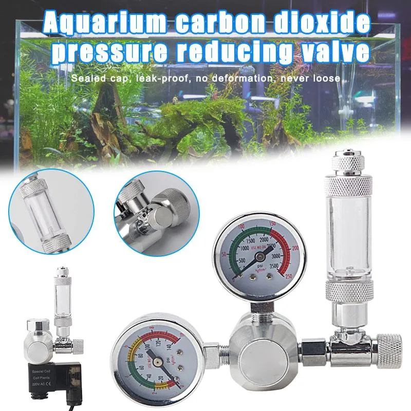 AquariumScape 700g Co2 Regulator: Durable & Safe For Fish, Aquarium ...
