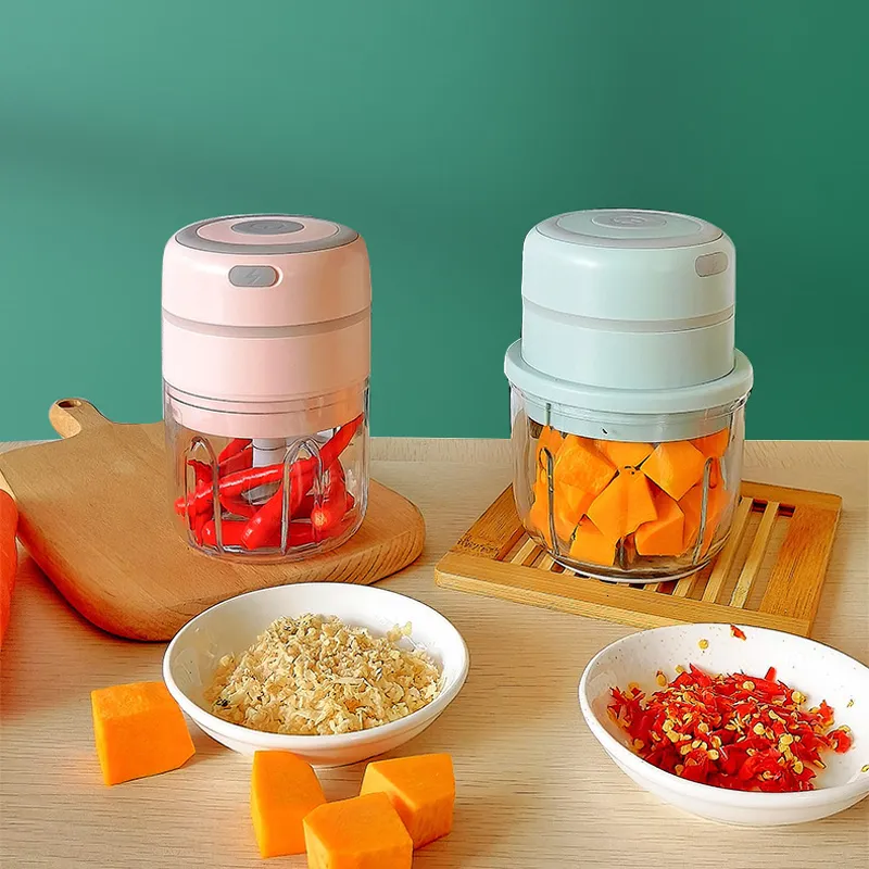 Fruit Vegetable Tools Electric Mini Garlic Chopper Usb Charging Ginger ...