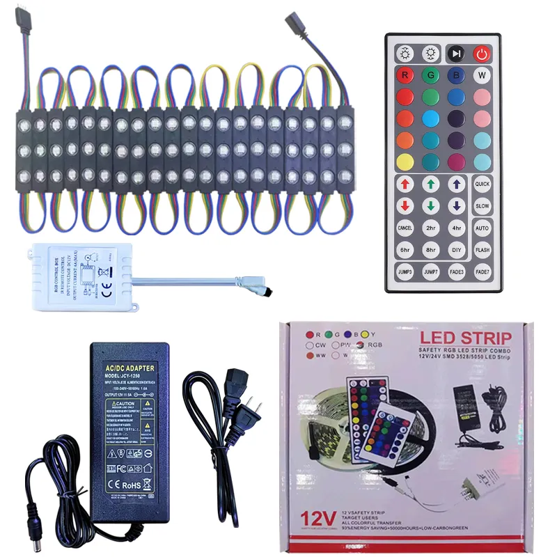 External Lights 3LED Module Injection LED Light 12V Car Decoration ...