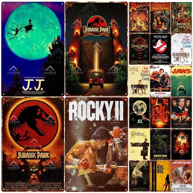 Retro Movie Metal Sign - Classic Film Poster, Vintage Tin Sign, Wall ...