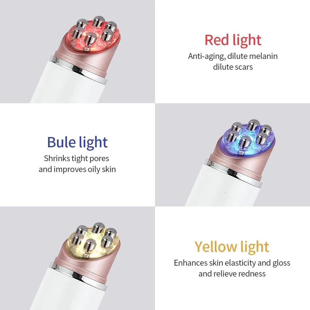 LED Face Massager - High Vibration Facial Massager with EMS & Heat ...