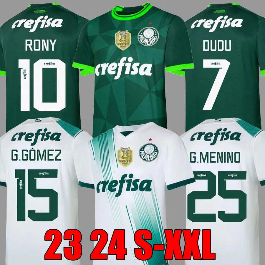 Camisetas De Fútbol De Palmeiras 2023 2024 DUDU RONY G.GOMEZ Camisetas ...