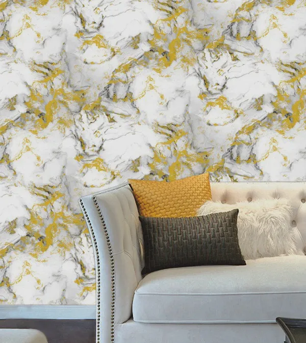 Papel De Pared De Diseño Moderno 3D Mármol De Pvc Como Rollos De Papel ...