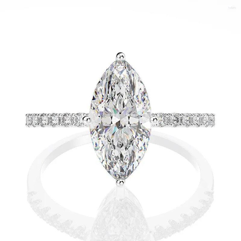 Cluster Rings Handmade Marquise Cut 3ct Lab Diamond Cz Ring 925 ...