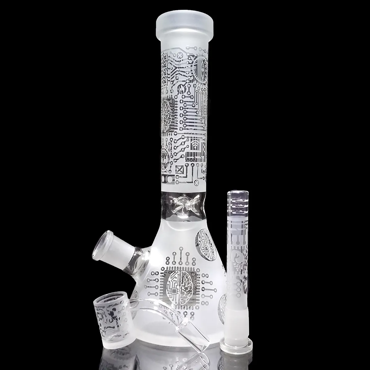 Bulk Order Colorful 9mm Thick Beaker Bong With Big Tall Water Pipes And ...