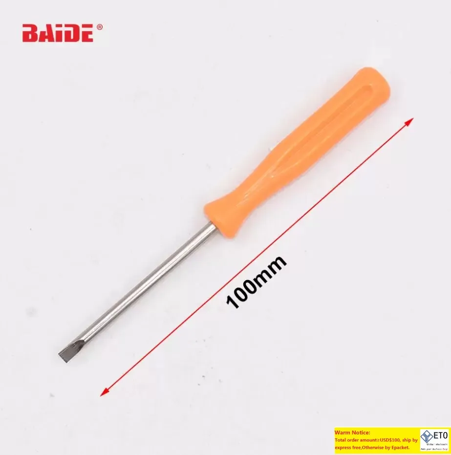 Right Angle Screwdriver Steel Orange Flathead Slotted Screwdriver Set ...