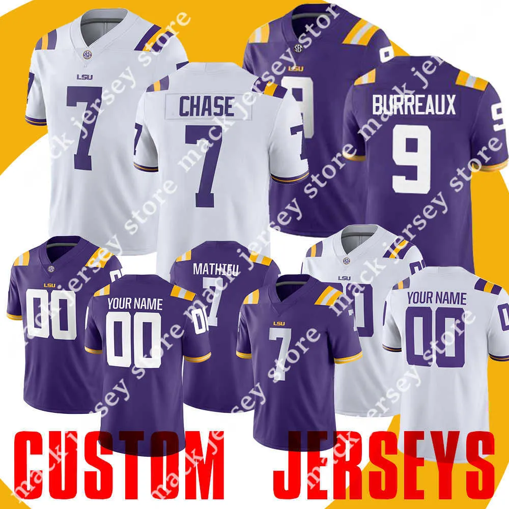 Custom LSU Tigers Jerseys Personalized Joe Burrow,... From ...