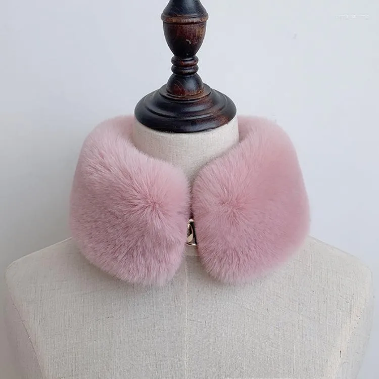 Scarves for Women: Fashionable Faux Fur Warm Muffler, Autumn Winter ...