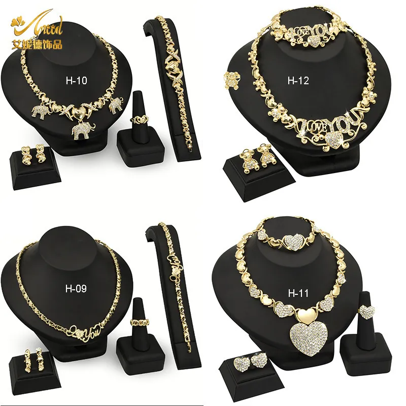 Hip Hop Jewelry Set For Women Necklace Set Wedding... From Xue08, $16. ...