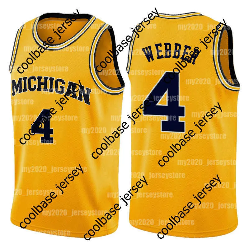 NCAA Michigan Wolverines College Jerseys School Basketball Jersey From ...